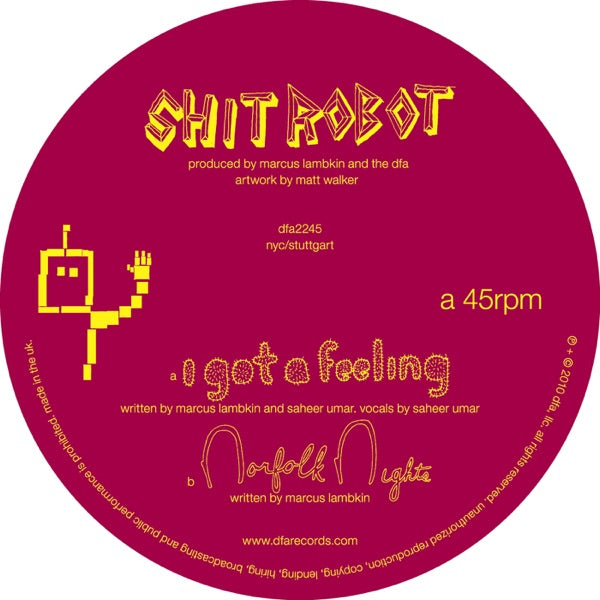 SHIT ROBOT / I GOT A FEELING – ALFFO RECORDS